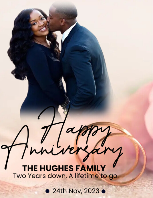 wedding anniversary Template | PosterMyWall