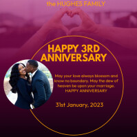 anniversary instagram post Template | PosterMyWall