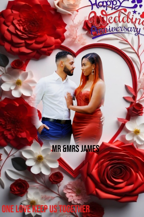 Wedding/anniversary Template | PosterMyWall