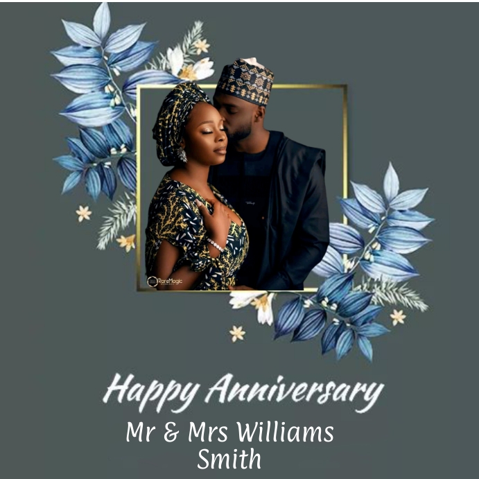 Copy of Wedding anniversary | PosterMyWall
