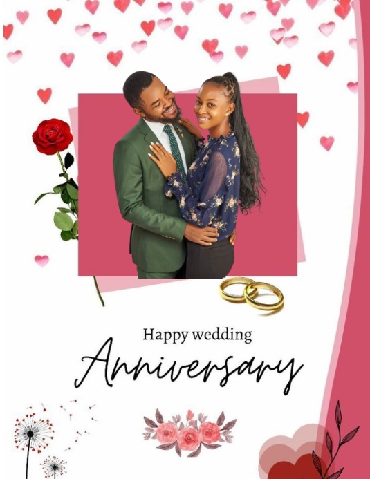 Wedding anniversary Template | PosterMyWall