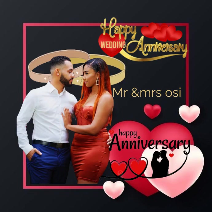 Wedding/anniversary Template | PosterMyWall