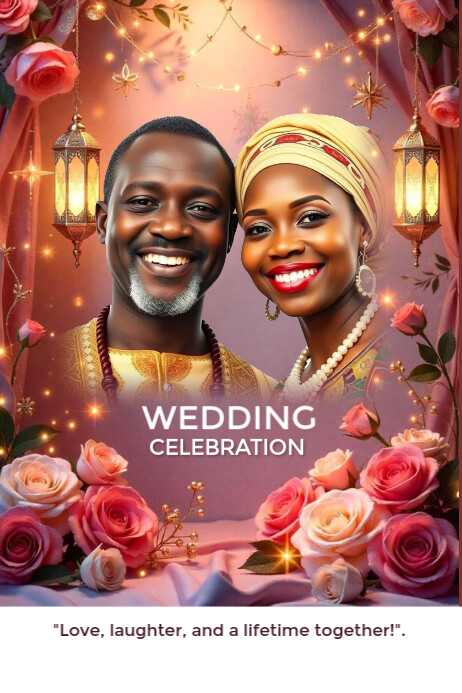 Wedding anniversary Template | PosterMyWall