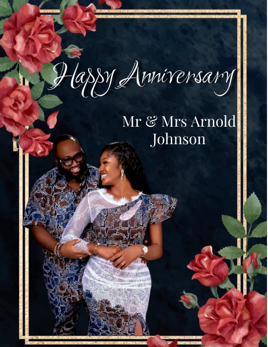 Wedding anniversary Template | PosterMyWall