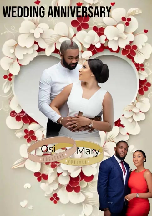 Wedding/anniversary Template | PosterMyWall