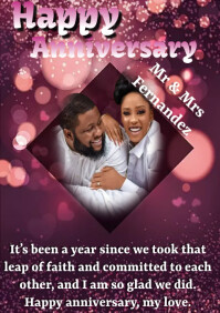 Gold wedding anniversary invitation card temp Template | PosterMyWall