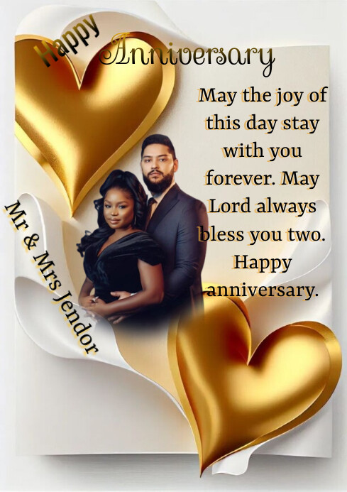 Wedding anniversary flier Template | PosterMyWall