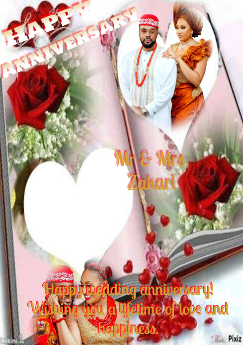 Copy of Wedding anniversary flier | PosterMyWall
