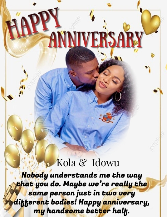 Wedding anniversary flier Template | PosterMyWall