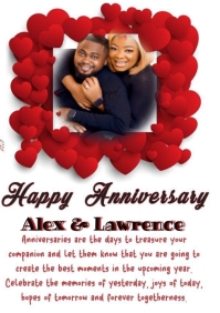 wedding anniversary Template | PosterMyWall