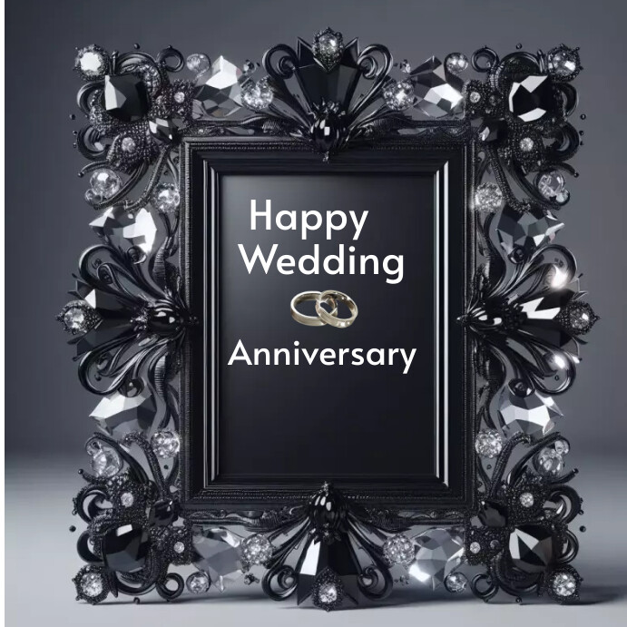 Wedding Anniversary Frame Template | PosterMyWall
