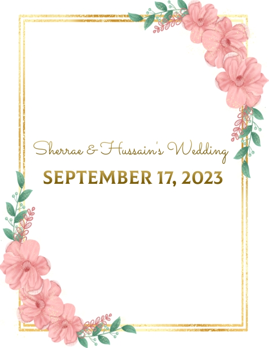 Wedding Attract Screen Invitation Template | PosterMyWall