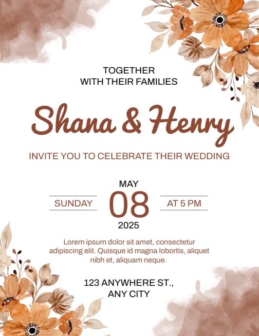 Copy of Wedding Card Ads | PosterMyWall