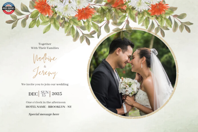 Wedding Card Ads Template | PosterMyWall