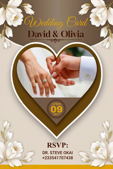 Wedding card Template | PosterMyWall