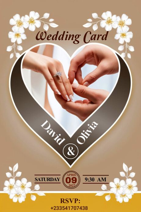 Wedding card Template | PosterMyWall