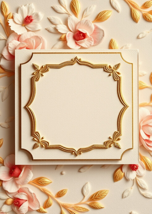 Wedding card design template | PosterMyWall