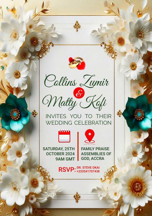 Wedding card Template | PosterMyWall