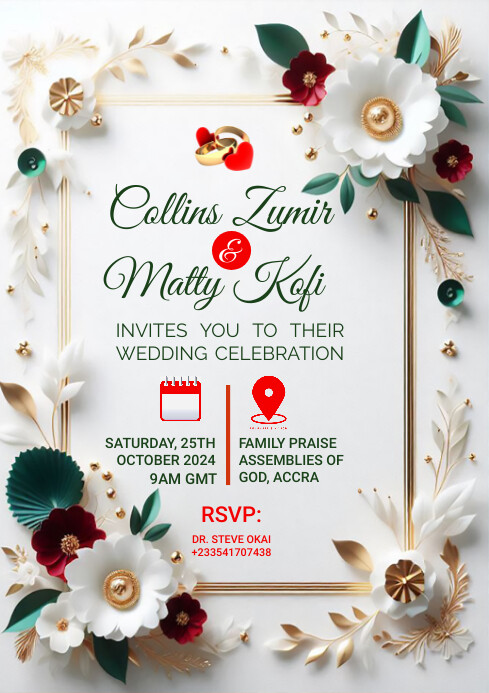 Wedding card Template | PosterMyWall