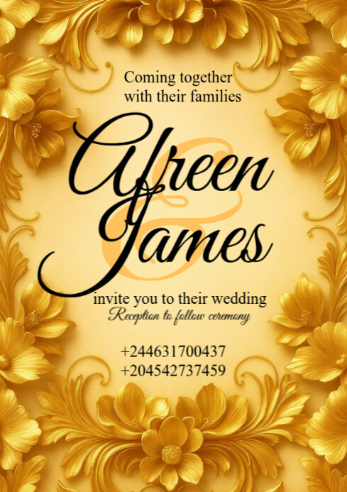 Wedding card Template | PosterMyWall