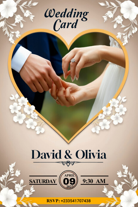 Wedding card Template | PosterMyWall