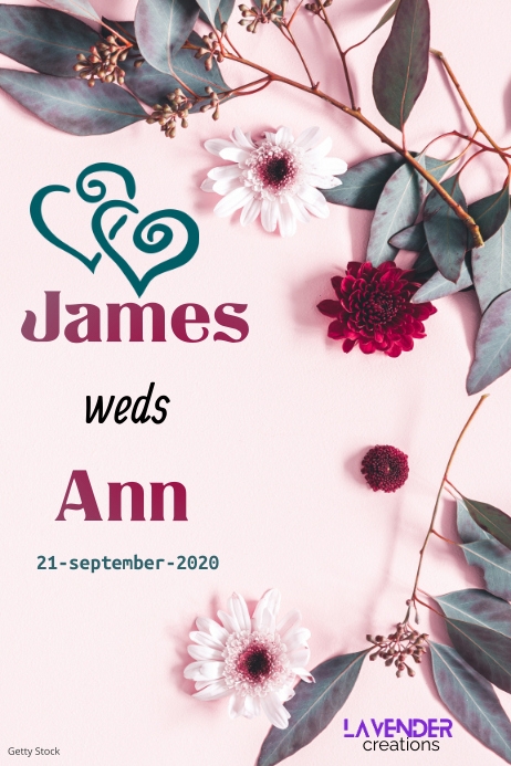 Wedding Card Template | PosterMyWall