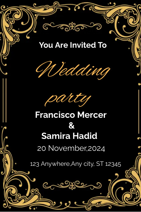 Wedding card Template | PosterMyWall