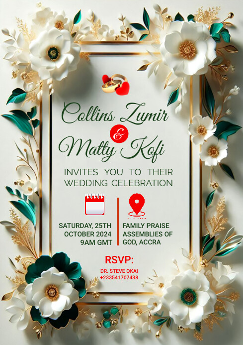 Wedding card Template | PosterMyWall