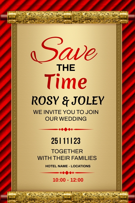Wedding card Template | PosterMyWall
