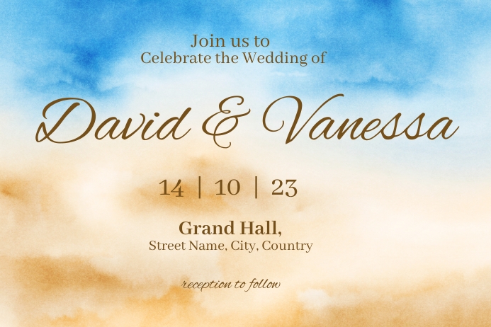 Wedding Card Template | PosterMyWall