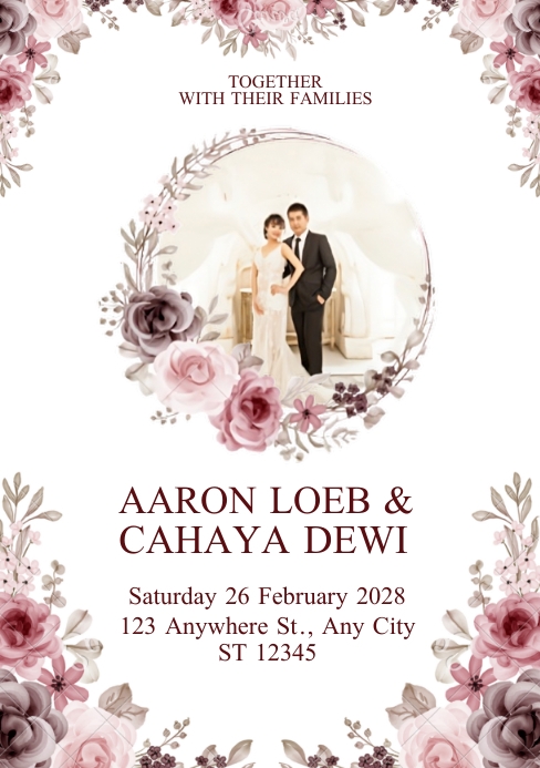 Copy of wedding card | PosterMyWall