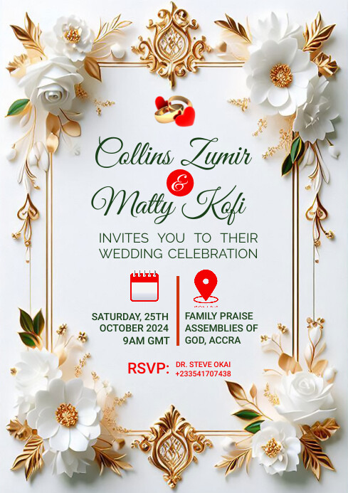 Plantilla de Wedding card | PosterMyWall