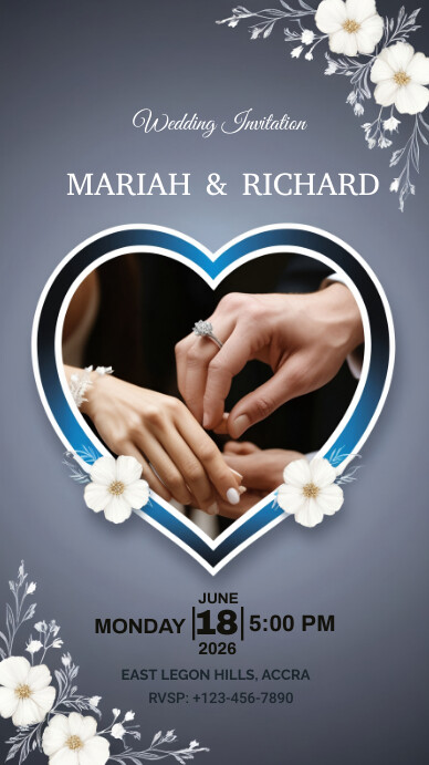 Copy of Wedding Card | PosterMyWall