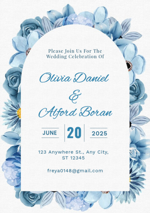 Wedding card Template | PosterMyWall