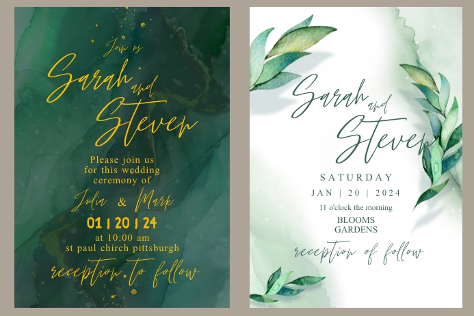 Wedding Card Template | PosterMyWall