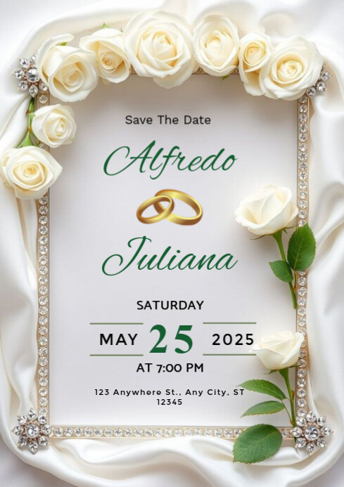 Copy of Wedding card | PosterMyWall