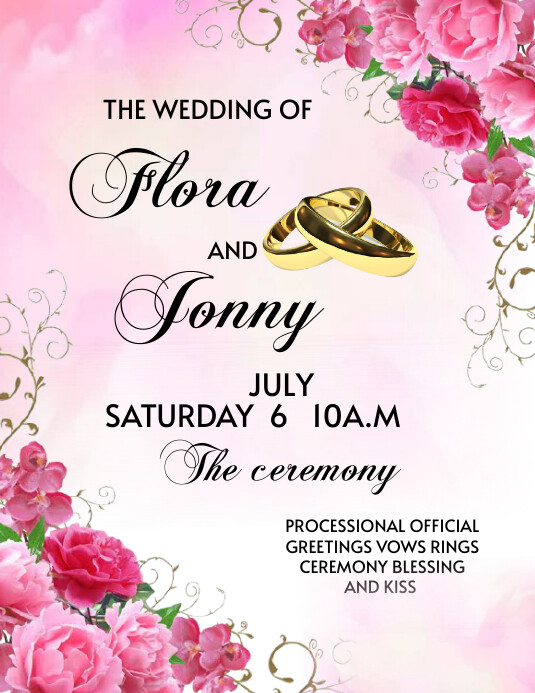 Copy of Wedding card | PosterMyWall