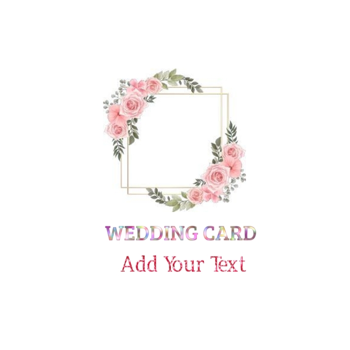 wedding card Template | PosterMyWall