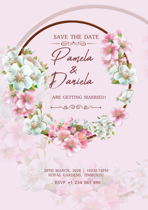 wedding card Template | PosterMyWall