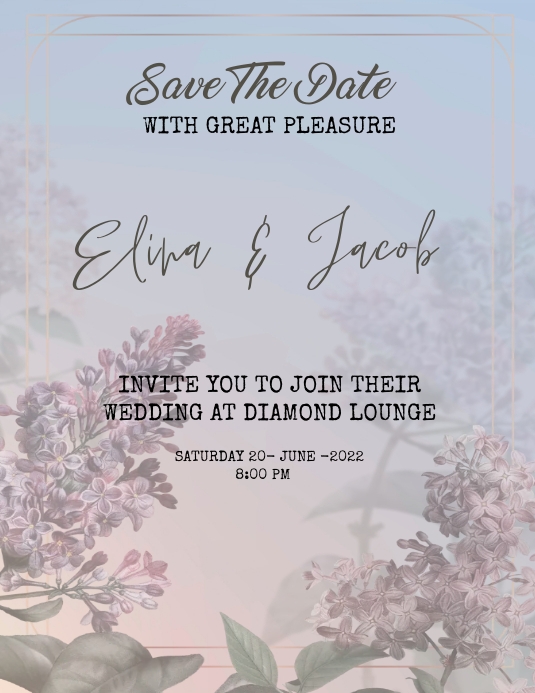 Wedding card design Template | PosterMyWall