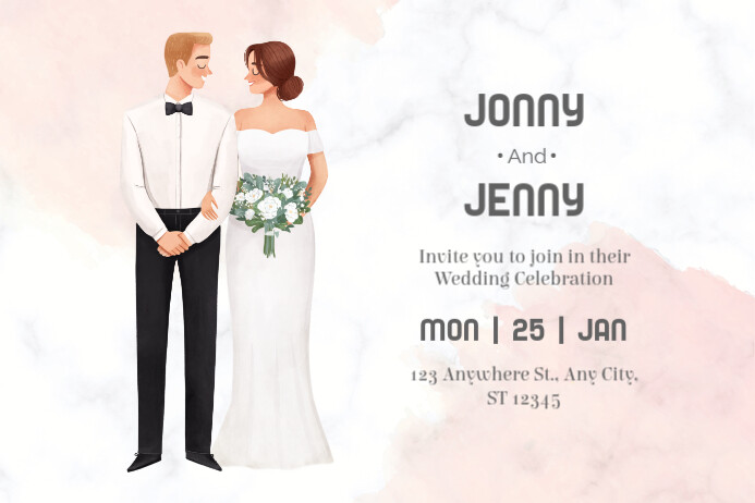 Wedding Card Template | PosterMyWall