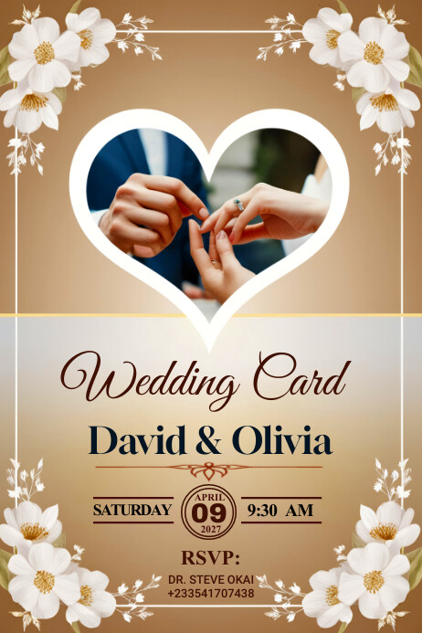 Wedding card Template | PosterMyWall