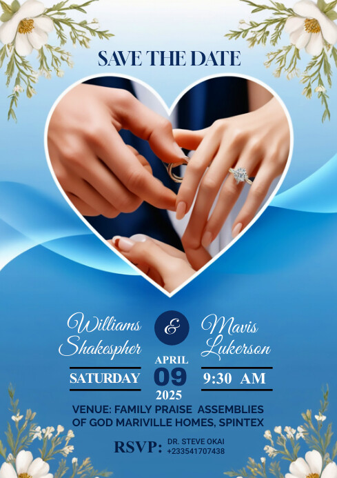 Wedding Card Template | PosterMyWall