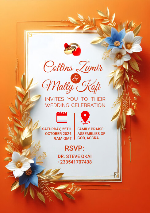 Wedding card Template | PosterMyWall
