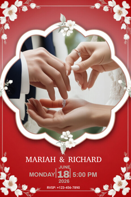 Copy of Wedding Card | PosterMyWall