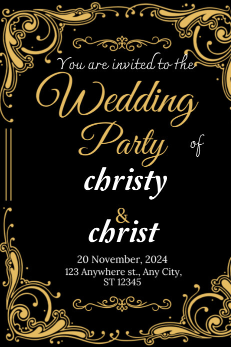 Wedding card Template | PosterMyWall