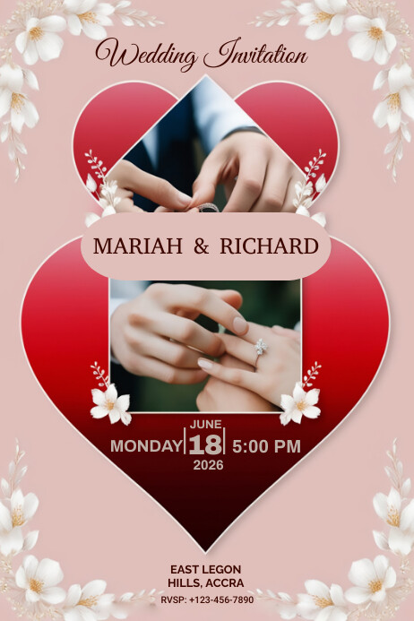 Copy of Wedding Card | PosterMyWall