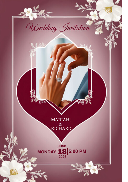 Copy of Wedding Card | PosterMyWall