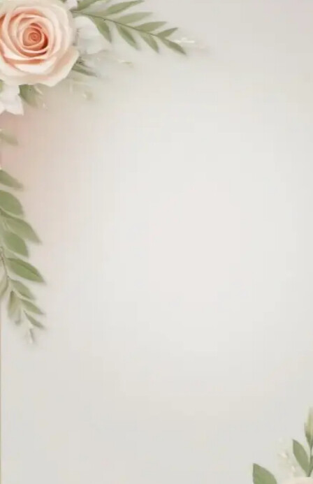 Wedding card flower border Template | PosterMyWall