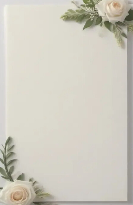 Wedding card flower frame Template | PosterMyWall